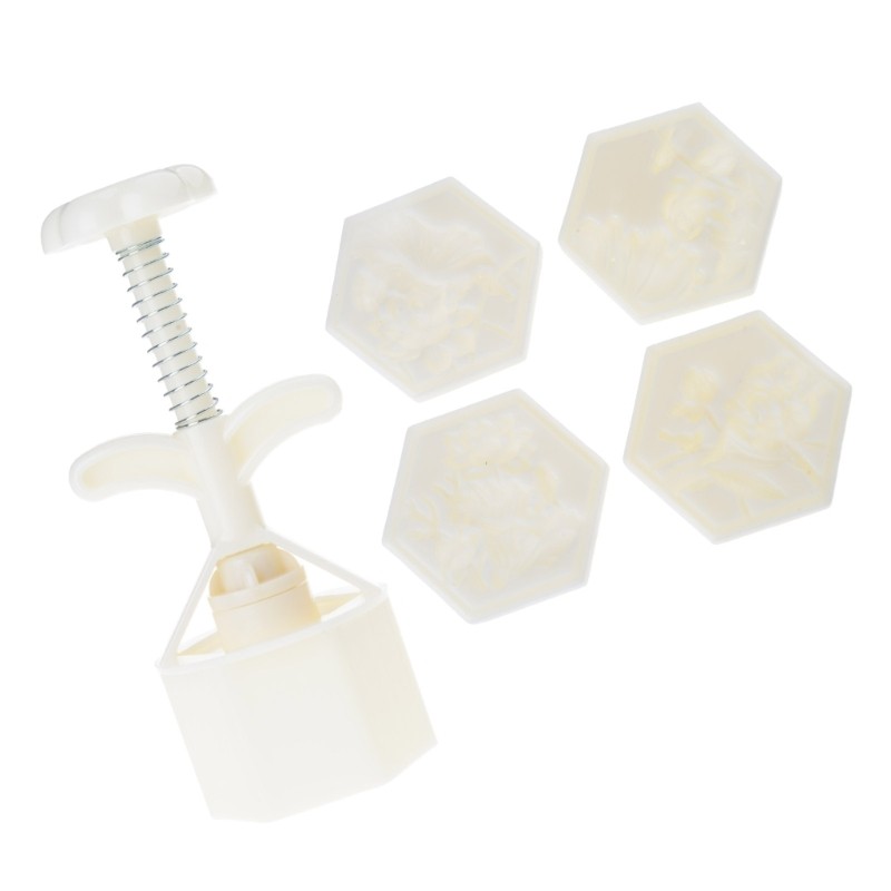 Cookie Stamps Moon Cake Maker Mid-Autumn Festival DIY Pastry Tool Moon ...