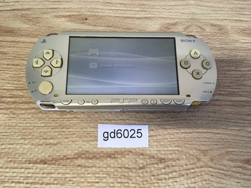 gd6025 Plz Read Item Condi PSP-1000 CHAMPAGNE GOLD SONY PSP Console ...