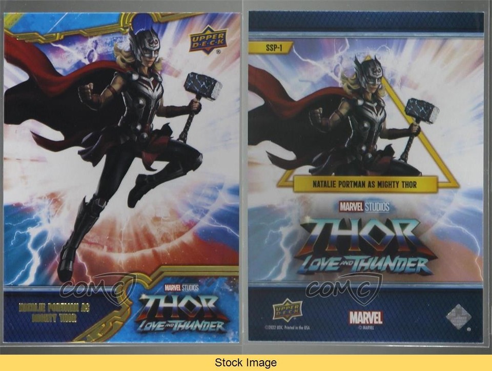 2022 Marvel Thor: Love and Thunder Weekly SSP Variants Mighty Thor READ ...