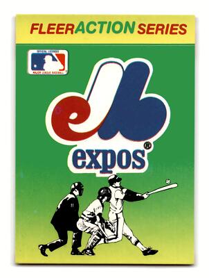 Montreal Expos 1990 Fleer Award Winners Action Series Team Stickers ...