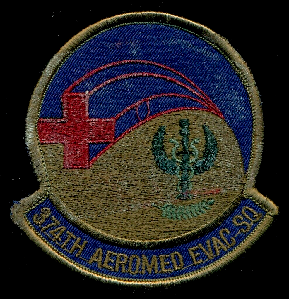 USAF 374th Aeromedical Evacuation SQ Patch J-17 | eBay