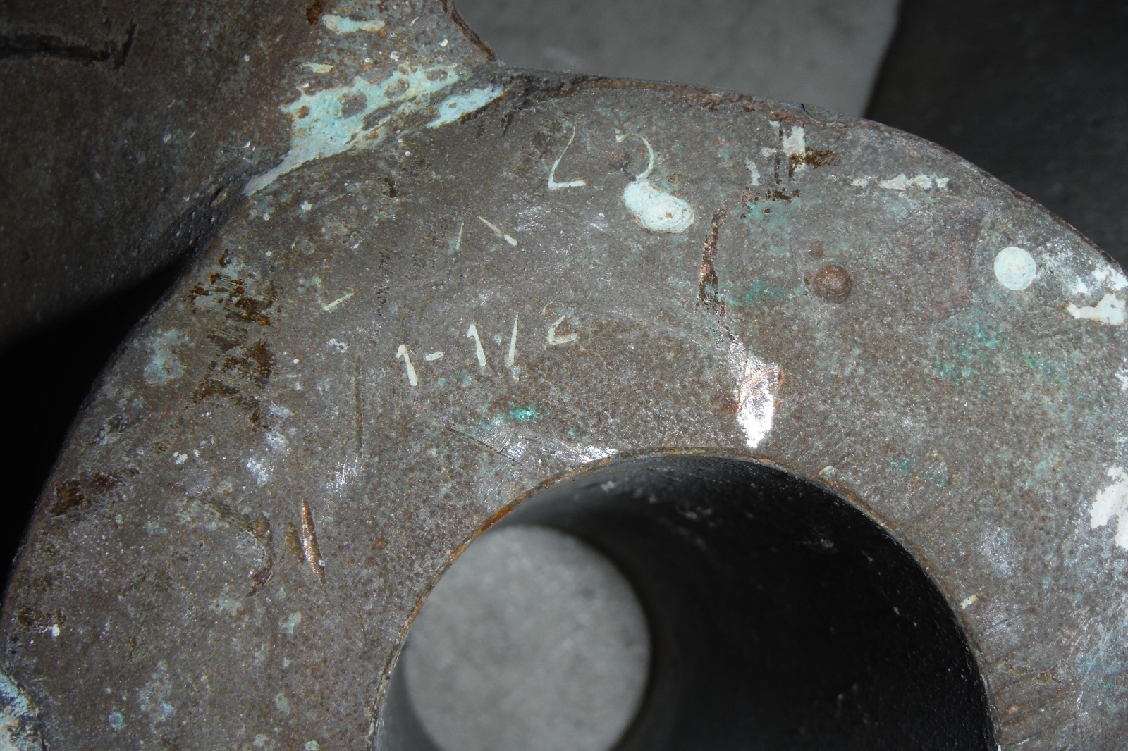 24 X 25 BRONZE 3 Blade LH Propeller 1-1/2” Bore Prop Inboard Wheel ...