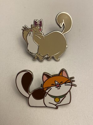 Set of 2 Pins - Disney Pins Cats and Dogs Mystery Pins - Cats Set B | eBay