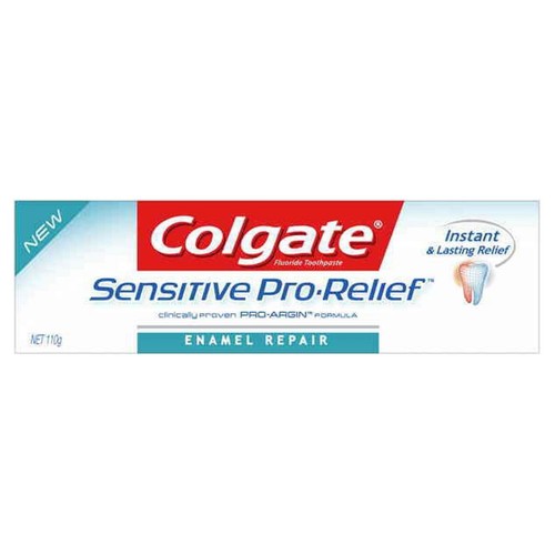COLGATE TOOTHPASTE PRO/RLF EN/REPAIR 110G SENSITIVE PRO-RELIEF ENAMEL ...