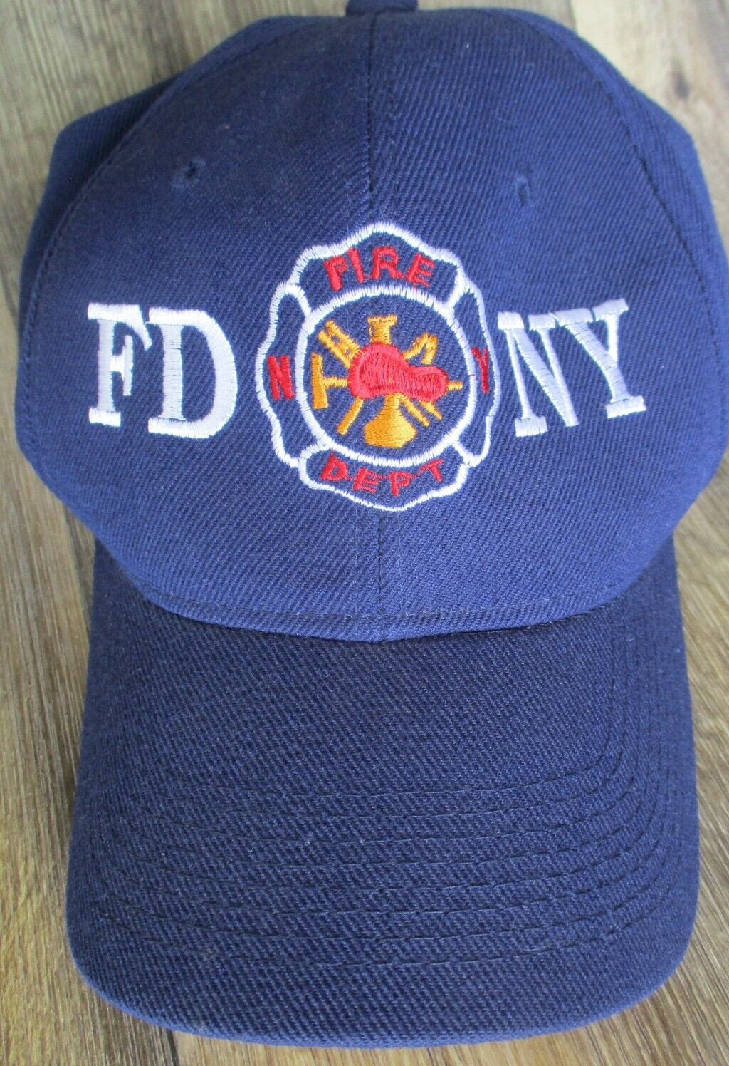 FDNY NewYork Fire Department Cap Vintage Adjustable S… - Gem