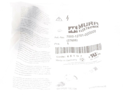 MURR 7000-12701-0000000 27605 ! New ! | eBay