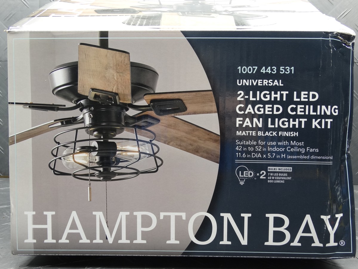 Hampton Bay Universal Led Ceiling Fan Light Kit | Shelly Lighting