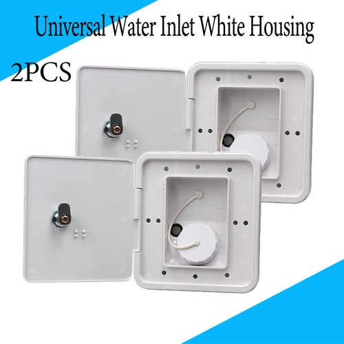 Gravity Water Inlet Filter RV Filler Neck Plastic Lockable Trailer ...