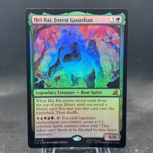 Hei Bai, Forest Guardian Foil Avatar The Last Airbender MTG TLE #0139 ...