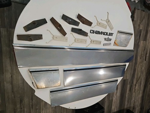 80 87 88 89 90 Chevy Caprice Lh RH Lower Rocker Chrome Trim Molding ...