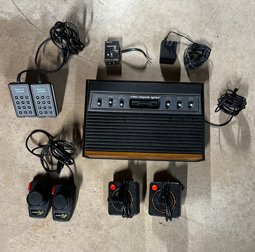 Atari 2600 "Light Sixer" Bundle w/9 Games, 2 Joysticks, Paddles and ...