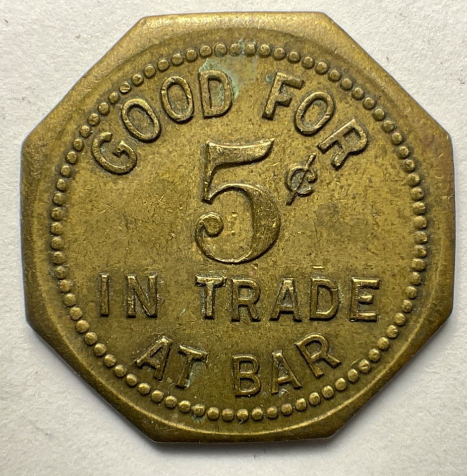 Unlisted Earl Heitzman Bartonville, IL Peoria Co. Illinois 5c at Bar ...