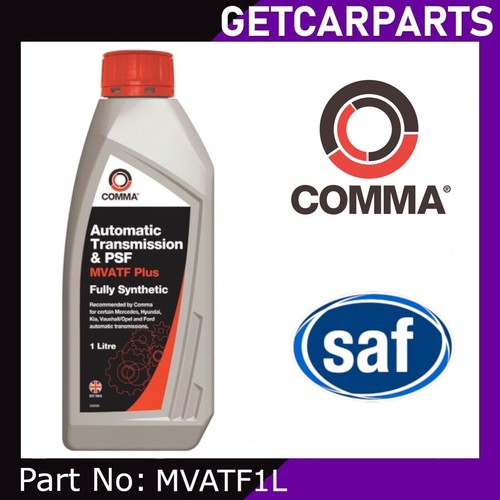 Comma Fully Synthetic Automatic Transmission & Power Steering Fluid Oil ...