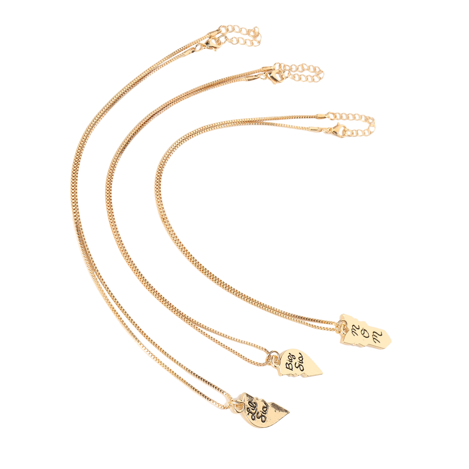 Splicing Heart‑Shaped Necklace Women Exquisite Necklace Jewelry ...