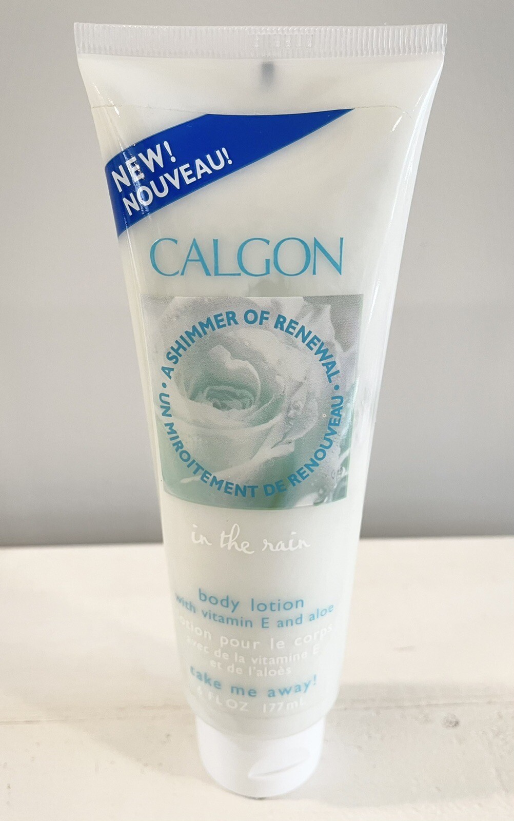 Calgon In The Rain With Vitamin E And Aloe Body Lotion 6 fl oz NOS RARE ...