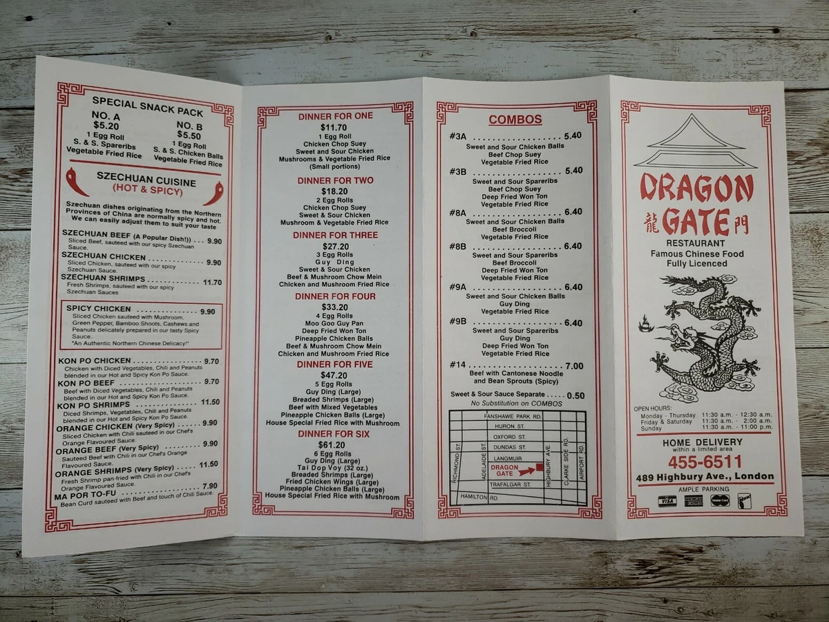 Country Garden Chinese Restaurant Peterborough Ontario Menu | Fasci Garden