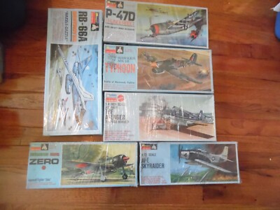 6 Vintage Monogram Aircraft kits Ca. late 1960s | eBay