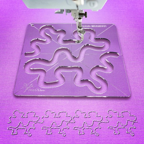 Meander Quilting Templates – Free-Motion Quilt Design – Acrylic ...