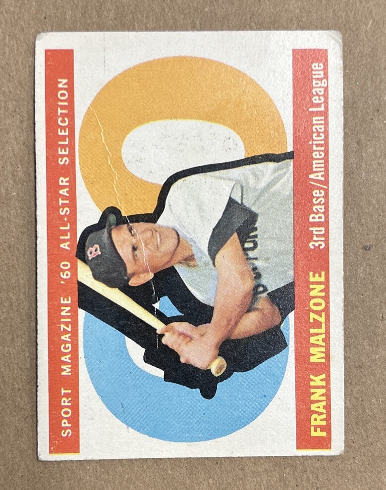 1960 Topps Baseball Frank Malzone Boston Red Sox Card #557 | eBay