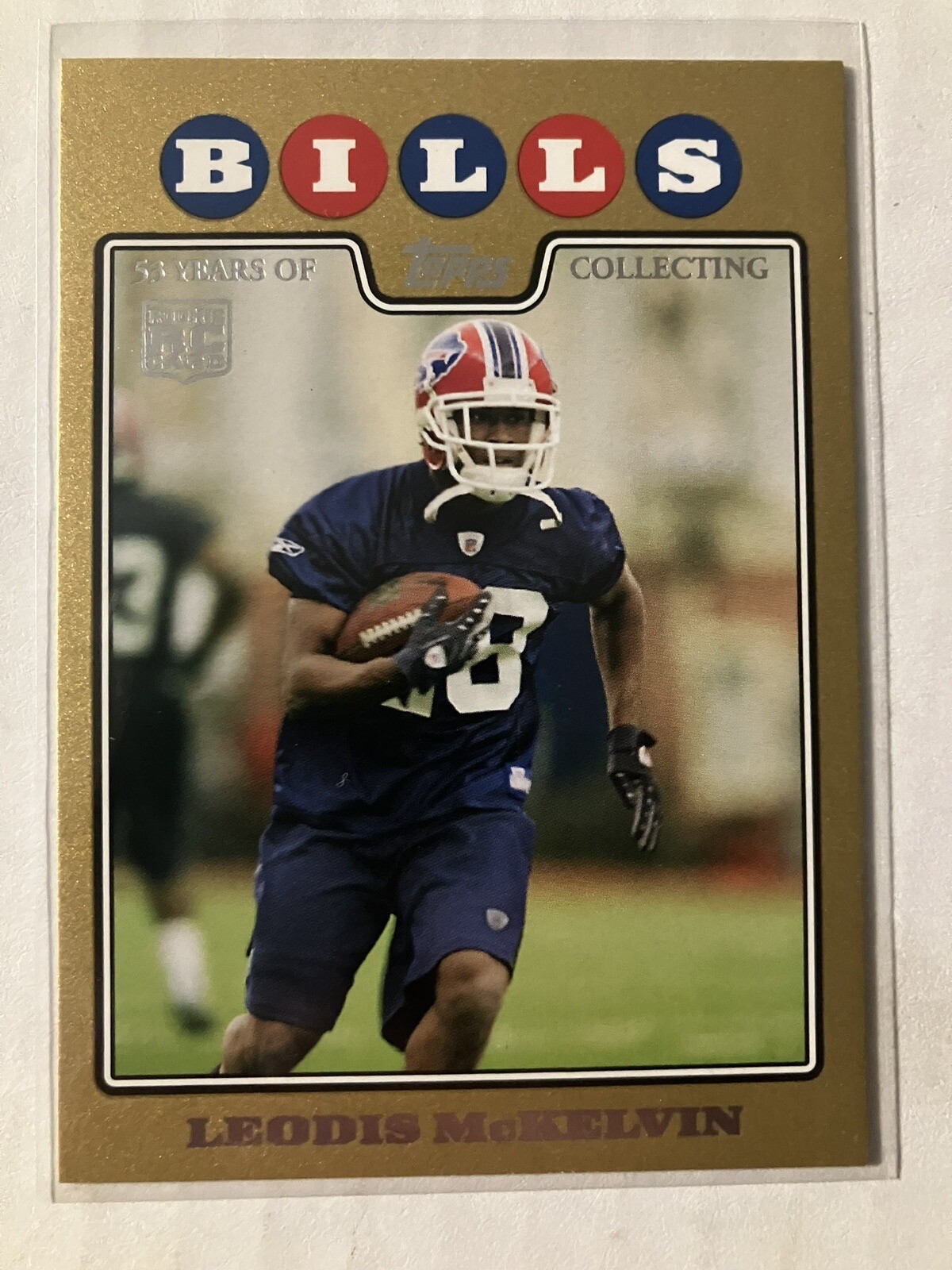 2008 Topps Gold Border /2008 Leodis McKelvin #427 Rookie RC | eBay