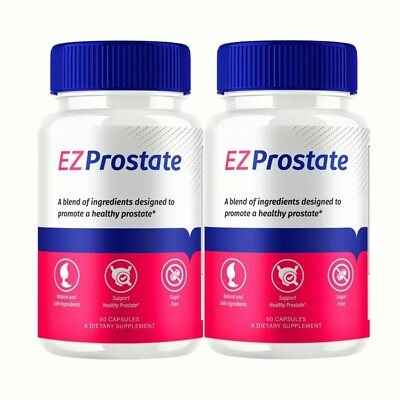 2-Pack EZ Prostate Capsules - Easy Prostate Support Healthy Prostate ...