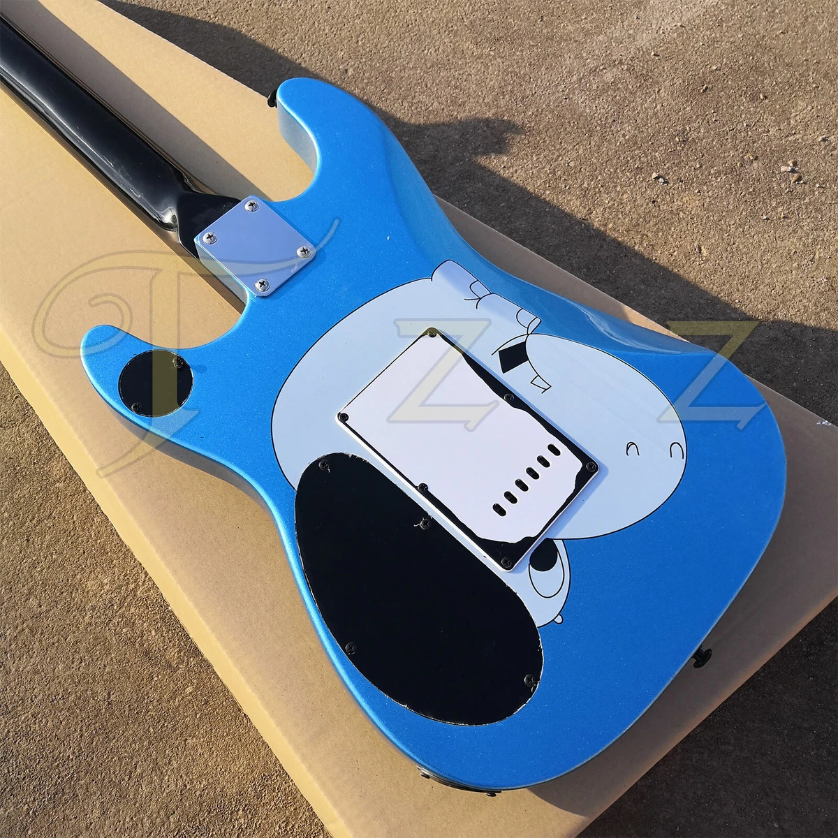 Cool Blue Electric Guitars