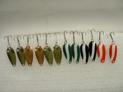 Worth Tackle Factory Design Fishing Spoon Lot 3 | eBay