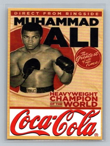 Muhammad Ali Coca Cola Type 2 Advertising Promo Boxing Card Cassius ...