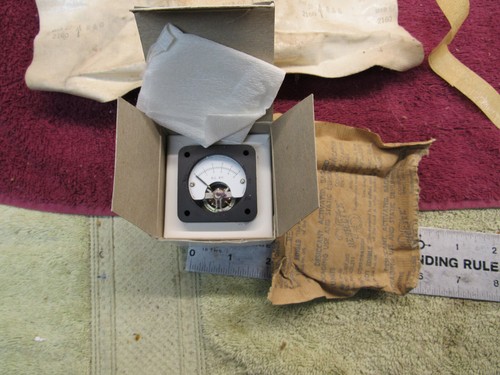 Vintage NOS Simpson 182R Panel METER 0-5 Kv DC Kilovolts 1.75" Military ...