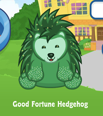 Webkinz Good Fortune Hedgehog Virtual Adoption Code Only Messaged Code ...
