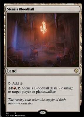 Stensia Bloodhall Light Play, English Magic the Gathering MTG Starter ...