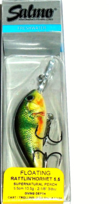 Salmo 5.5 F Rattlin' Hornet Crankbaits (Supernatural Perch) | eBay