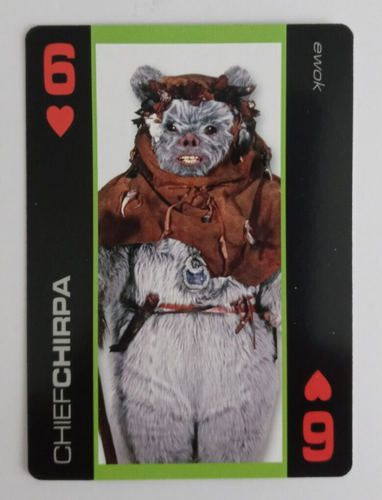 Star Wars Heroes Playing Card Chief Chirpa 6 Hearts | eBay