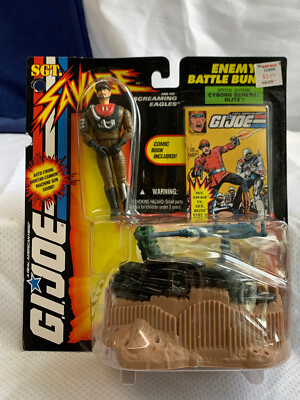 1994 Hasbro G.I. Joe CYBORG GENERAL BLITZ Action Figure in Blister Pack ...
