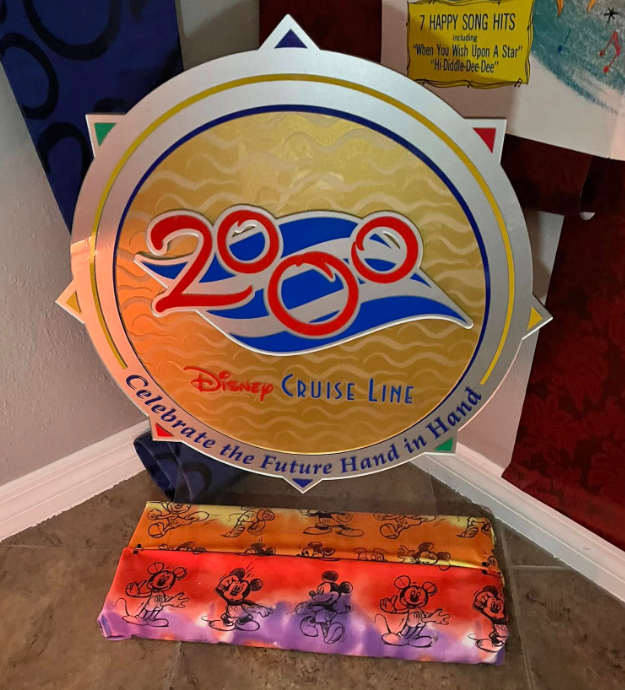 FIVE Disney parks used signs EPCOT Magic Kingdom Disney Cruise lines ...