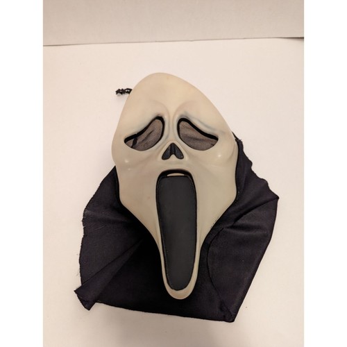 VTG Ghost Face Plastic/Rubber Horror Movie Halloween Mask Easter Fun ...