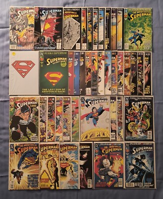 The 1993 "The Death of Superman" Collection - 44 Comics + Bonus! | eBay