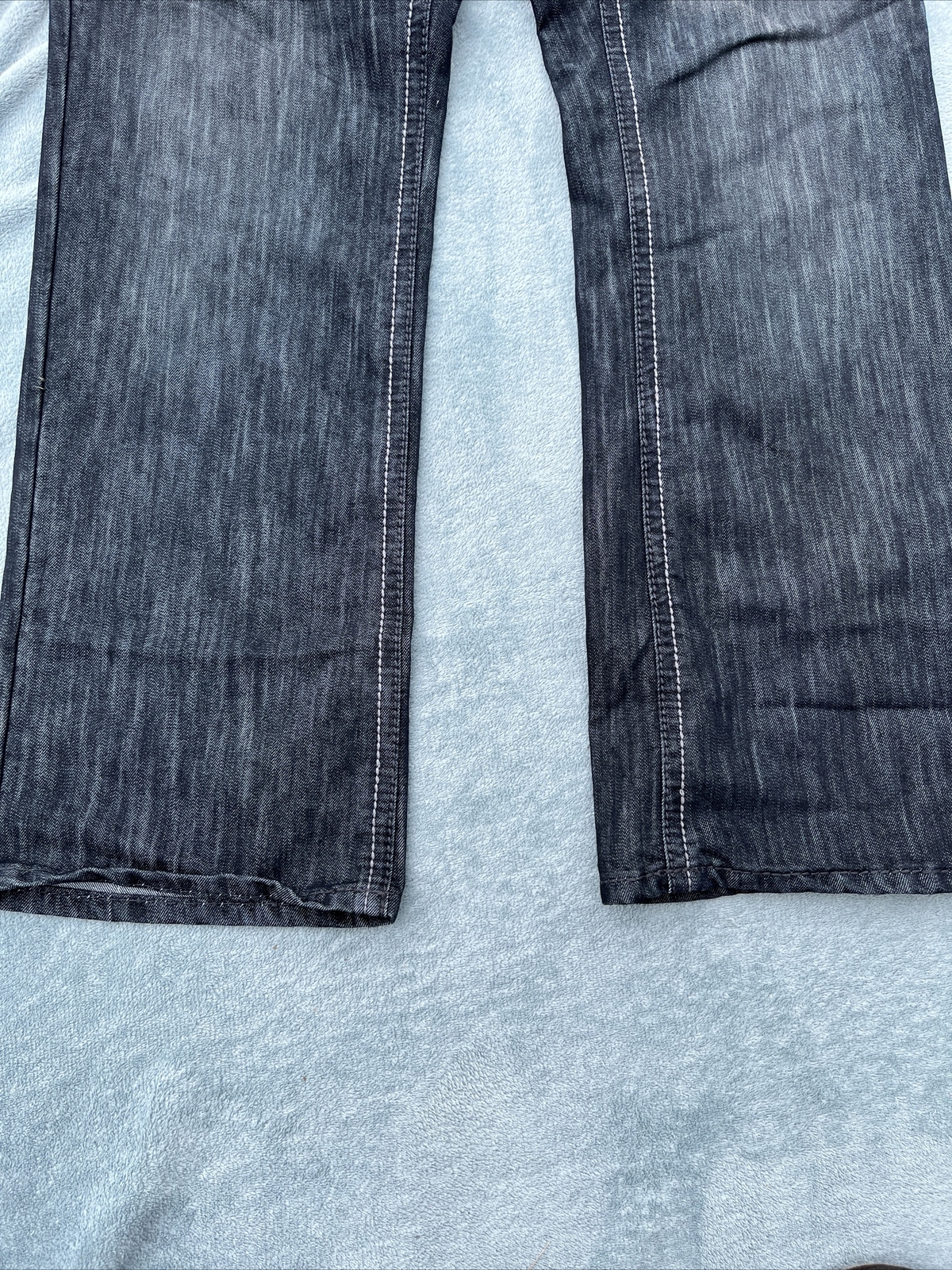 Royal Premium Jeans Mens 36x30 Black Distressed Pockets See Pic Denim ...