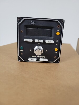 Stec S-Tec Genesys 50 autopilot control head 28V Overhauled | eBay