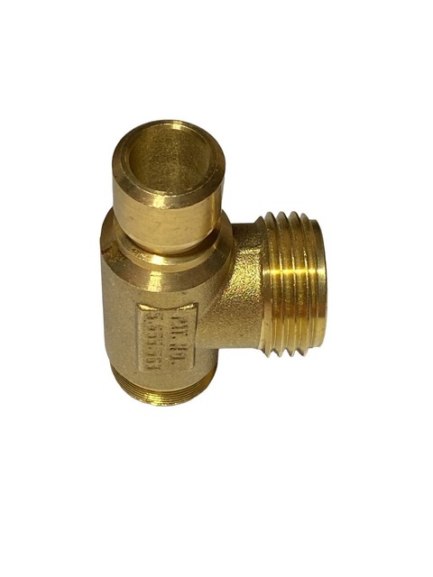 Ecolab Kay 92221043 3/4" Sidekick Wasting Tee for Service Sinks for ...