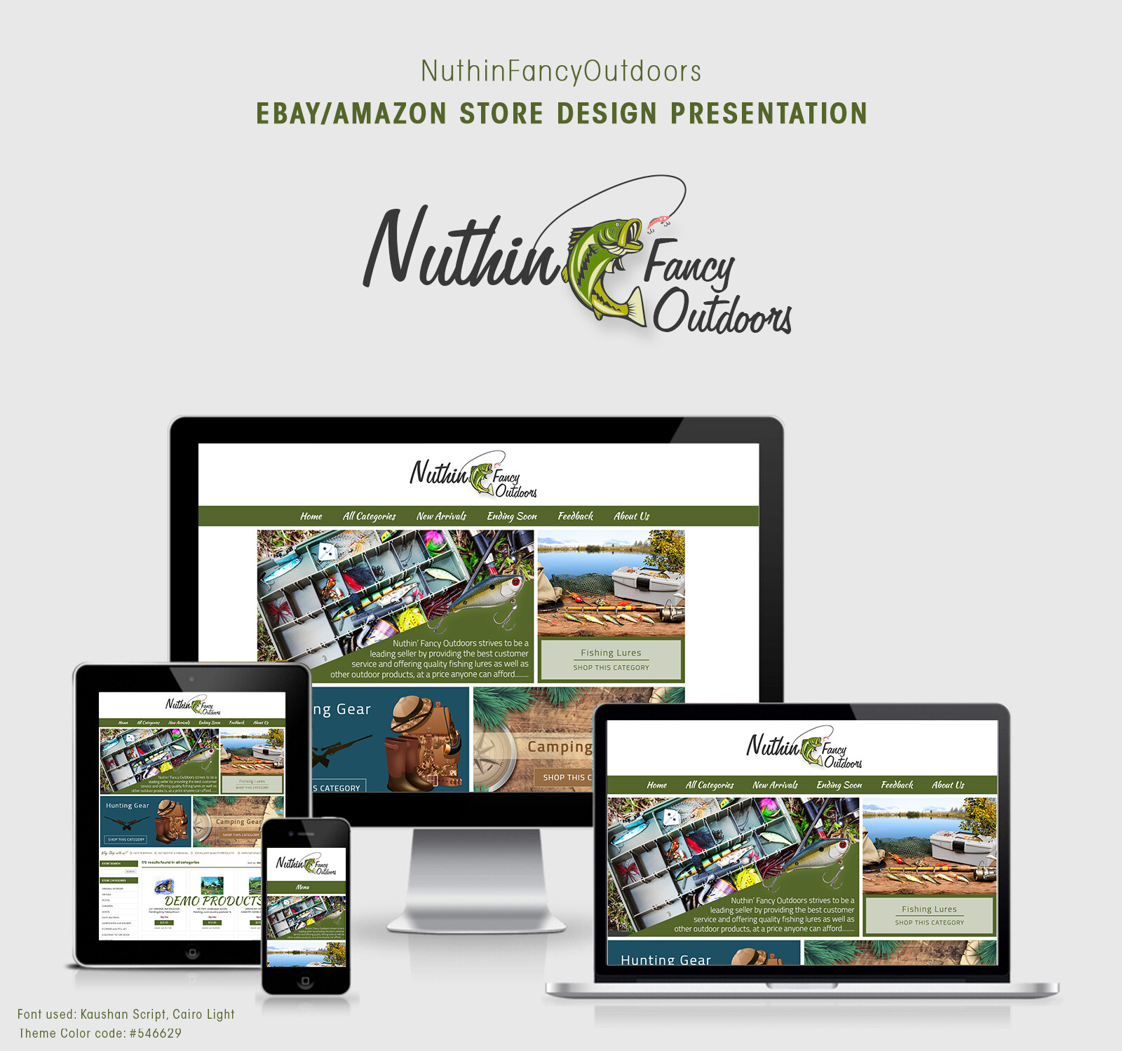 Custom Bespoke ebay Store and listing template design + Amazon store ...