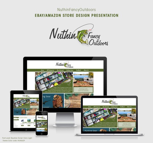 Custom Bespoke ebay Store and listing template design + Amazon store ...