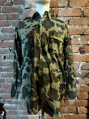 Romanian Army Combat Shirt M90 Leaf Pattern Camouflage VIntage ...