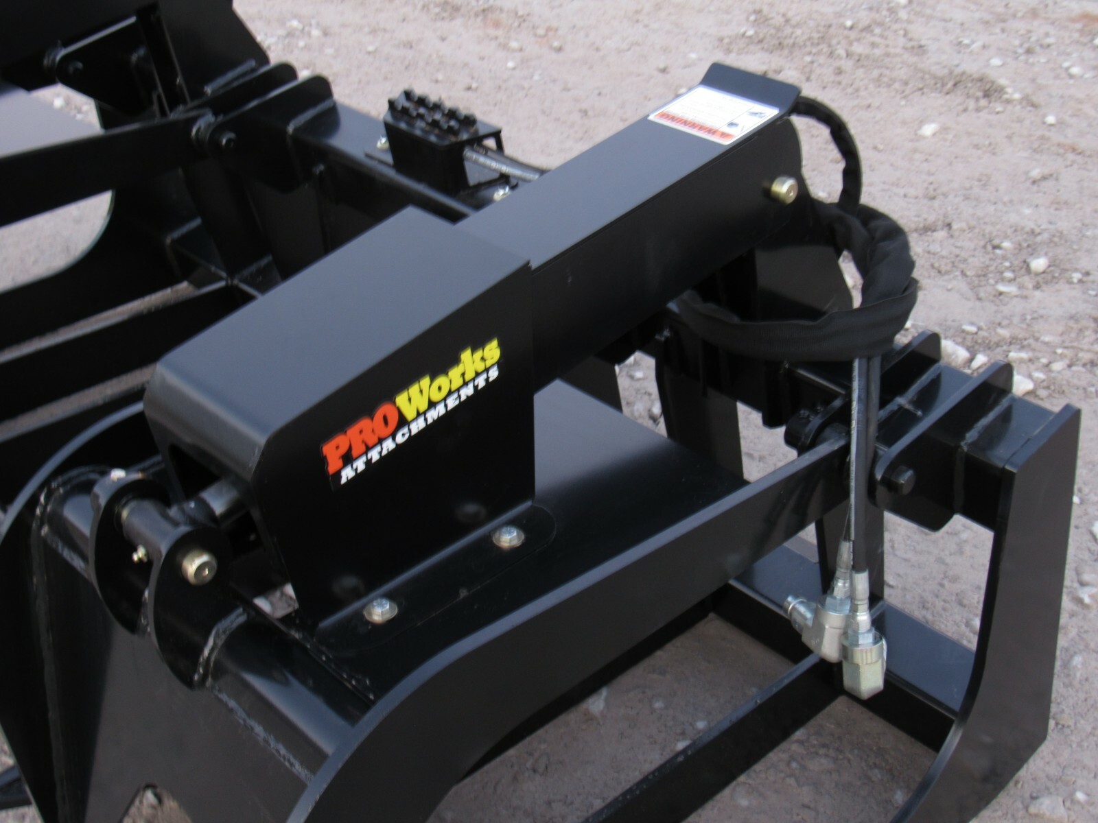 72" Heavy Duty Root Rake Grapple Bucket Attachment Fits Skid Steer ...