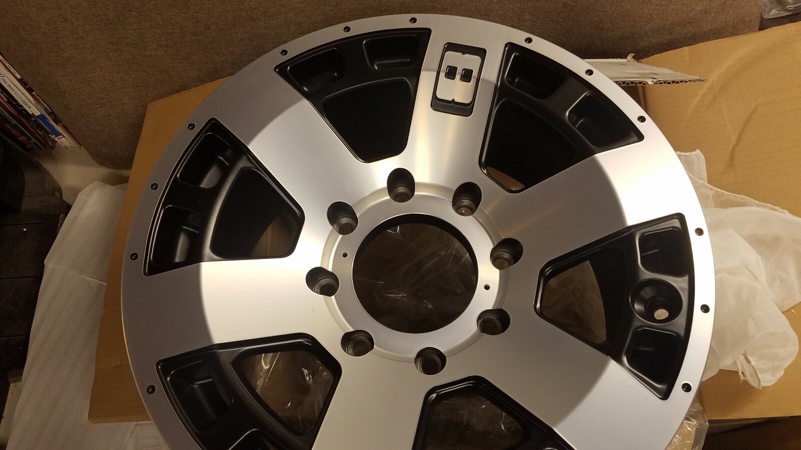 18X9 LEVEL 8 SCORPION BLACK WHEELS RIMS 18"INCH 16089 8x180 matte black ...