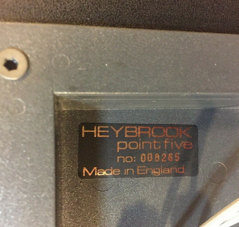 Vintage Heybrook Point (5) Five Single British Speaker 2-Way Audiophile ...