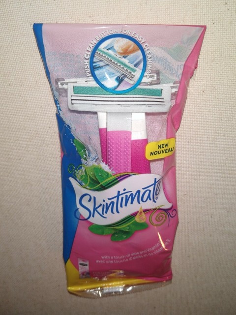 (9 Packs) Schick Skintimate Slim Twin Womens Disposable Razors 2 Count ...
