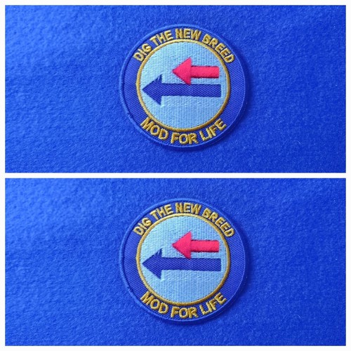 A Pair Of Mod Culture Patches Sew / Iron On Badges (f) Dig The New ...