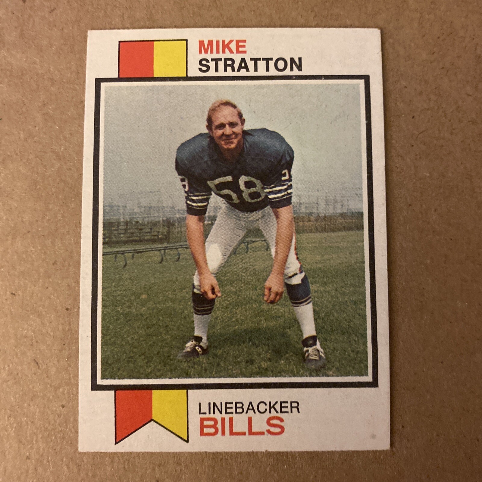 1973 Topps Football Mike Stratton Buffalo Bills Card #388 | eBay