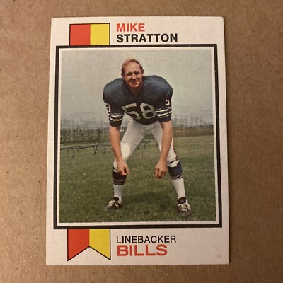 1973 Topps Football Mike Stratton Buffalo Bills Card #388 | eBay